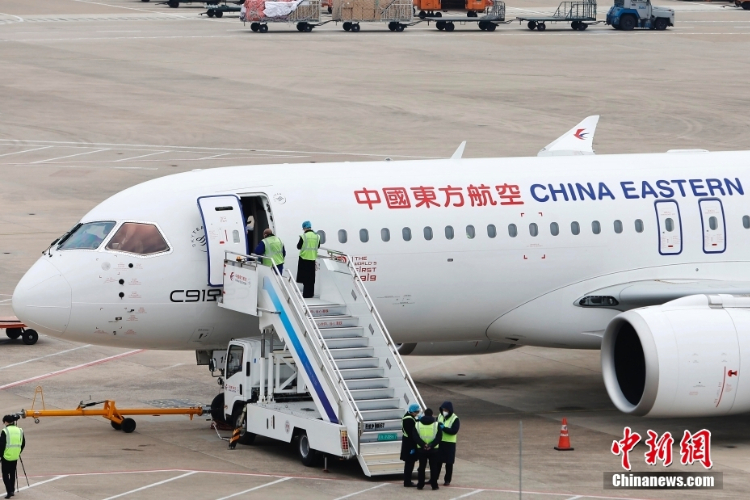 欧洲时报–欧时网-欧时大参-全球首架C919中国国产大飞机开启100小时验证飞行