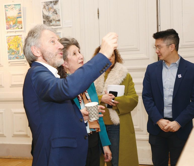 欧洲时报–欧时网-欧时大参-中法环境月青少绘画大赛作品展在巴黎开幕